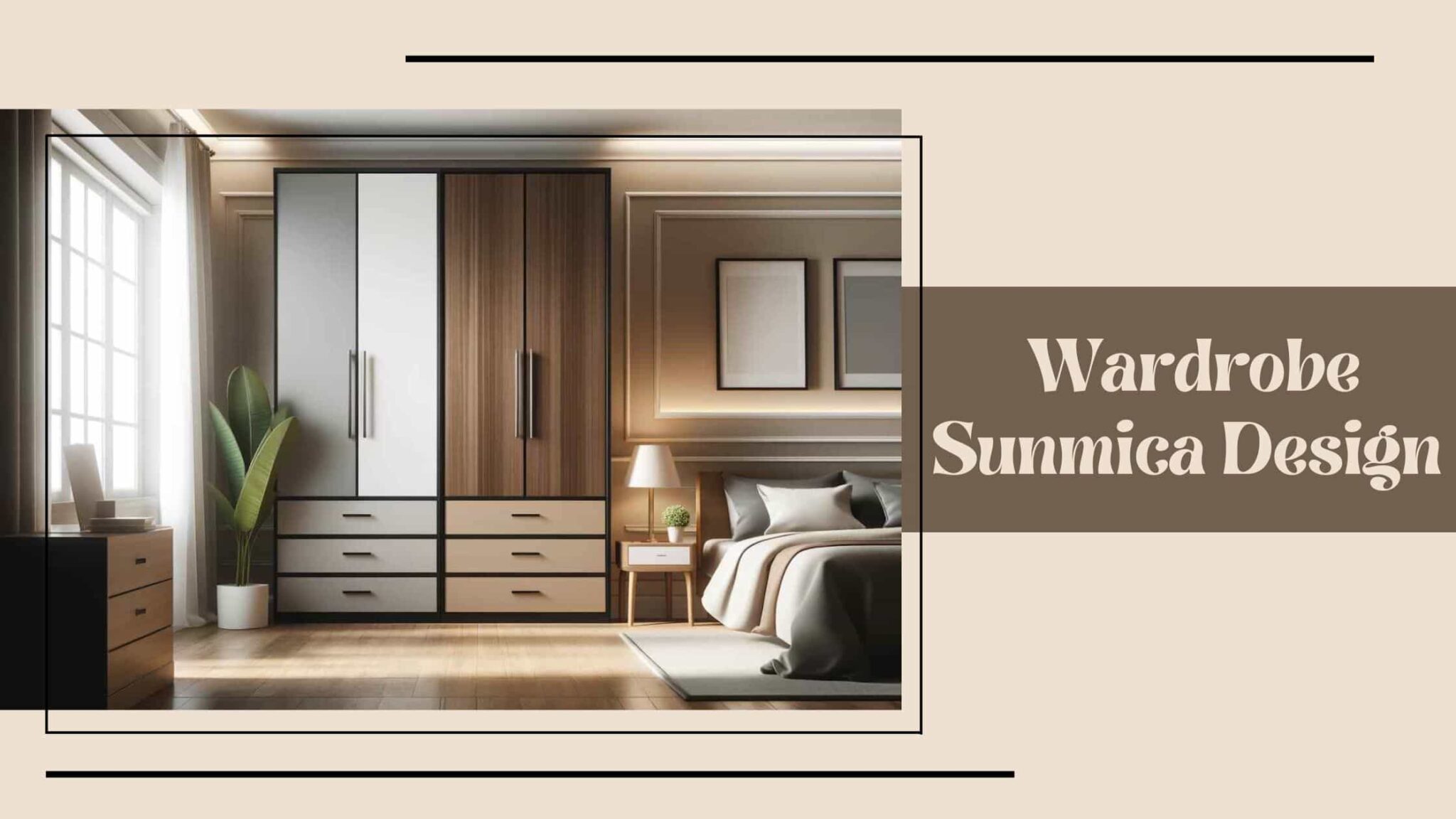 Stylish Wardrobe Sunmica Design Options for a Modern Look